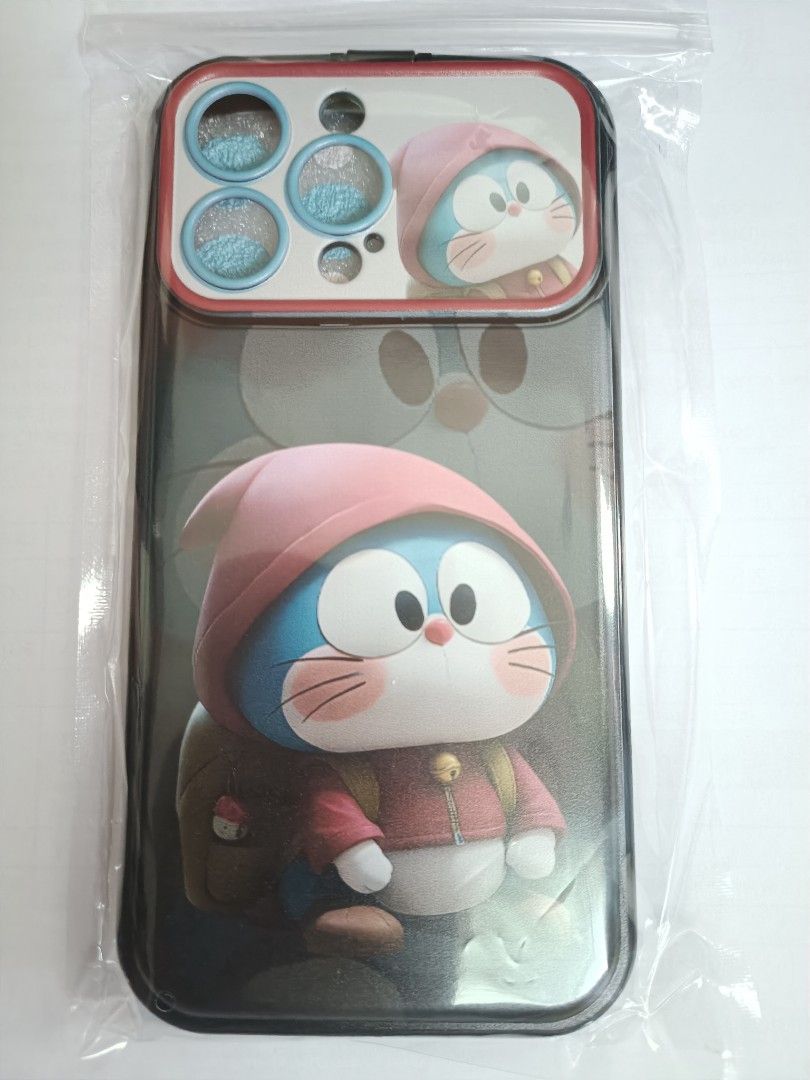 Doraemon iPhone 14 pro max case black, Mobile Phones & Gadgets, Mobile ...