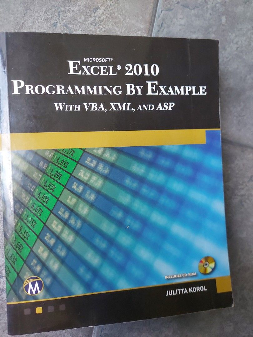 Excel 2010 Programming by Example, Hobbies & Toys, Books & Magazines, Textbooks on Carousell