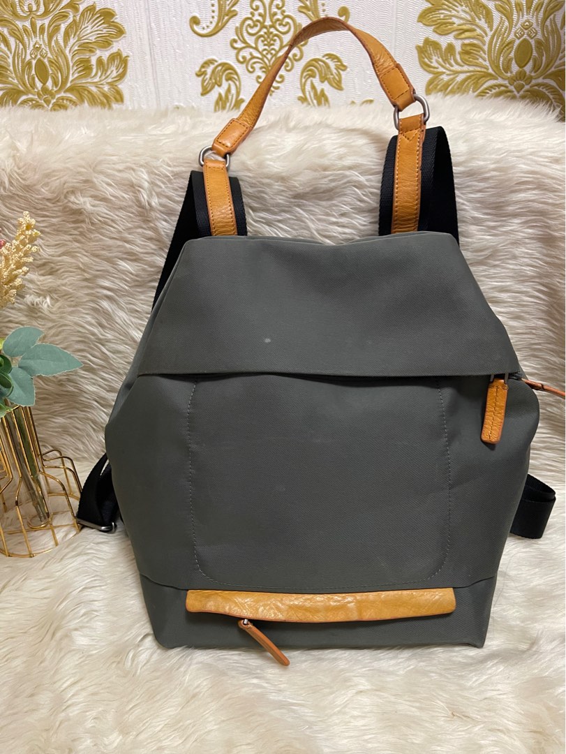 Fashion Backpack 2 way gray, Women's Fashion, Bags & Wallets, Backpacks on Carousell