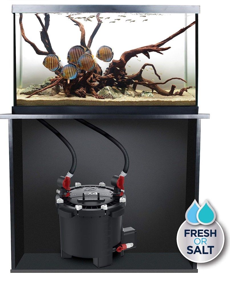 FISH/WATER/TANK FILTER: FLUVAL FX4 HIGH PERFORMANCE CANISTER AQUARIUM ...