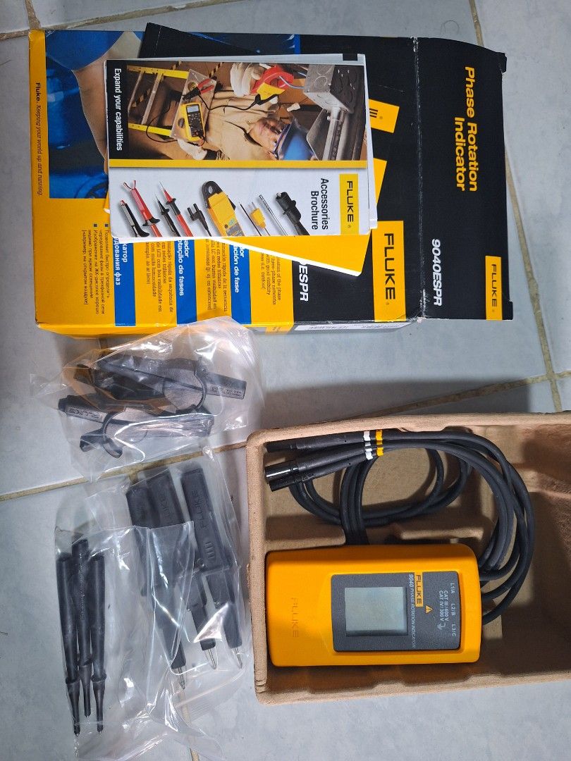 FLUKE 9040 PHASE ROTATION INDICATOR, Commercial & Industrial ...