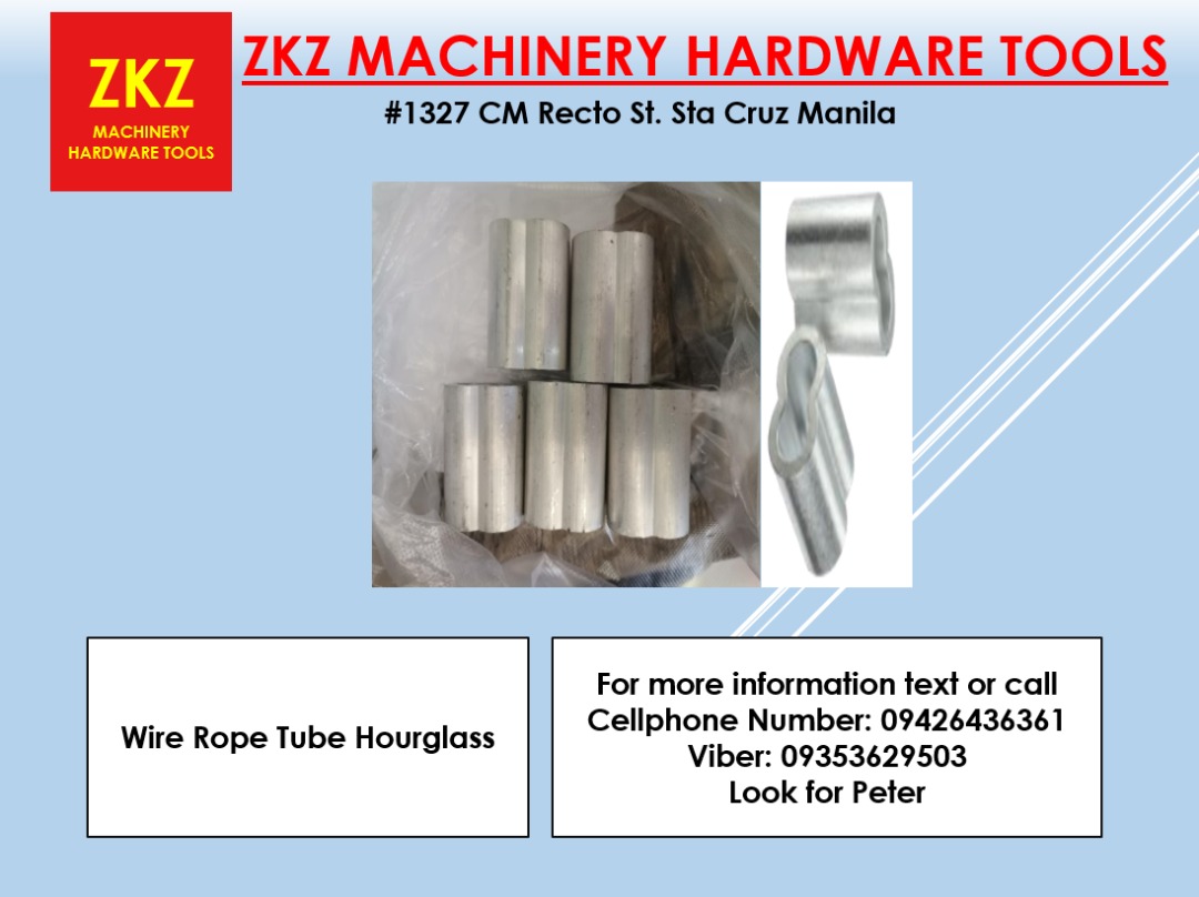 FOR SALE!! - Wire Rope Tube Hourglass, Commercial & Industrial ...