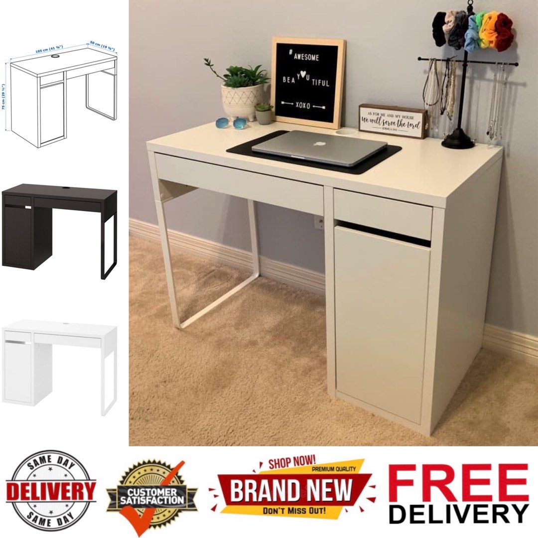 Free delivery study table brand new desks MICKE Desk to fit small ...