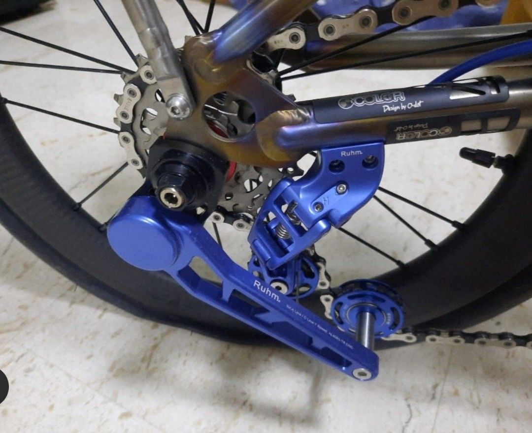 Full Titanium Tri-fold Bike 7.7kg, Sports Equipment, Bicycles & Parts ...