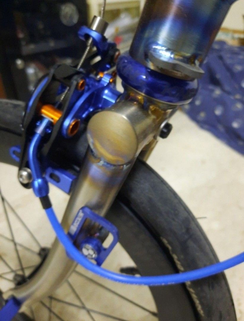 Full Titanium Tri-fold Bike 7.7kg, Sports Equipment, Bicycles & Parts ...