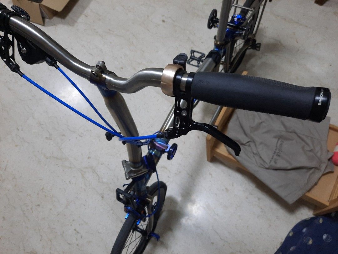 Full Titanium Tri-fold Bike 7.7kg, Sports Equipment, Bicycles & Parts ...