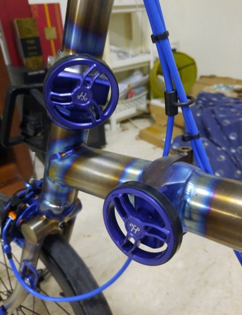 Full Titanium Tri-fold Bike 7.7kg, Sports Equipment, Bicycles & Parts ...