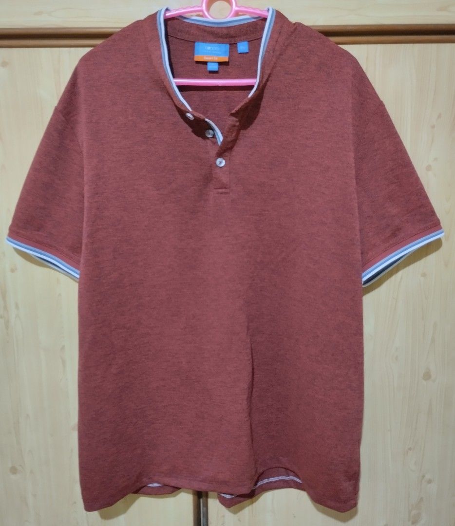 G2000 tech work, smart fit, no collar t shirt, Men's Fashion, Tops & Sets, Tshirts & Polo Shirts ...