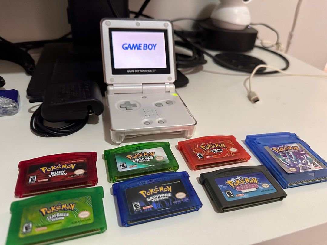 GAMEBOY ADVANCE (w/ Pokemon Games), Video Gaming, Video Game Consoles ...