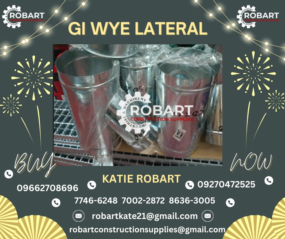 GI Wye Lateral, Commercial & Industrial, Construction Tools & Equipment ...