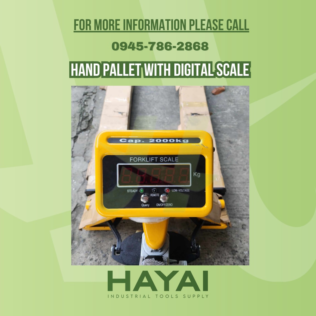 Hand Pallet with Digital Scale, Commercial & Industrial, Industrial ...