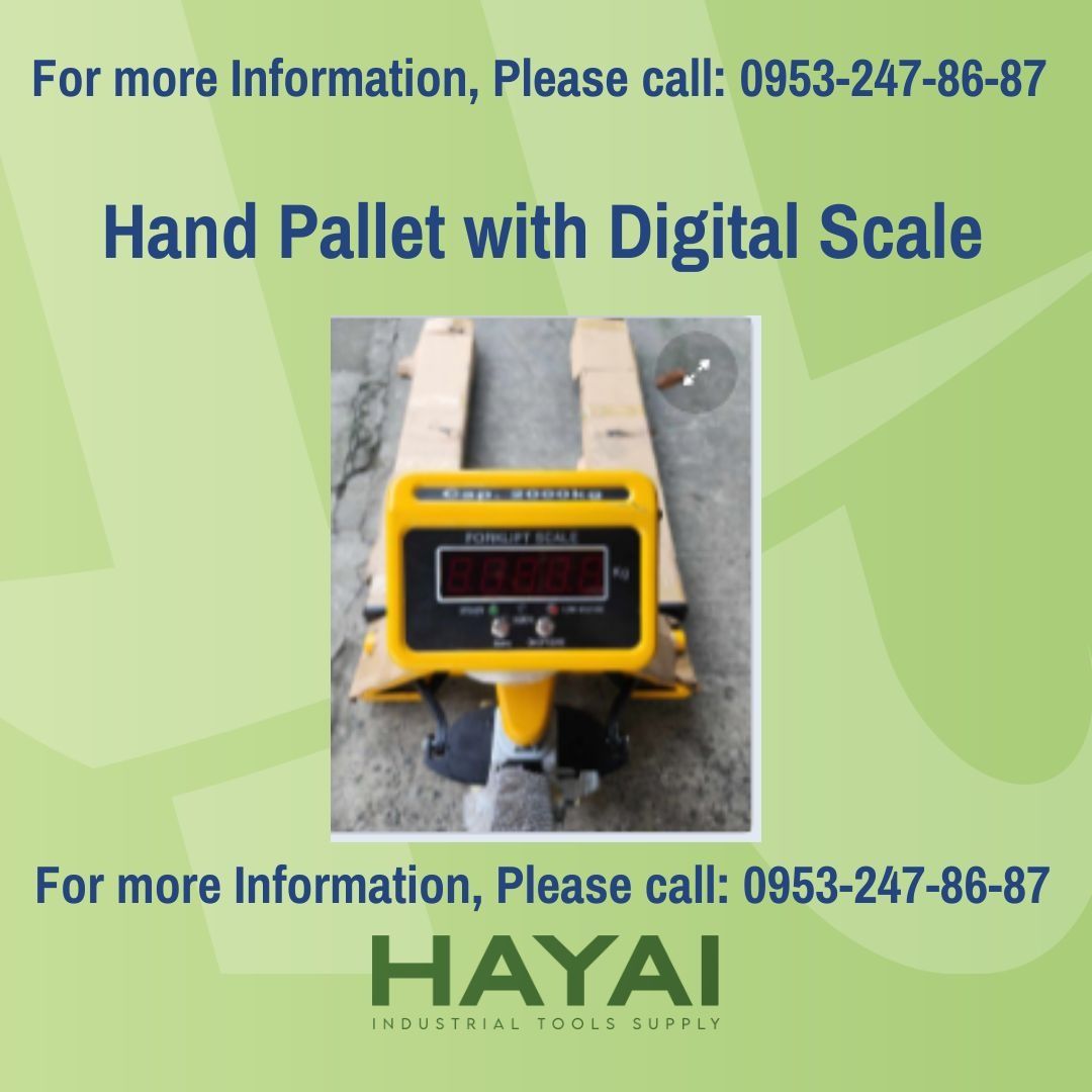 Hand Pallet with Digital Scale, Commercial & Industrial, Construction ...