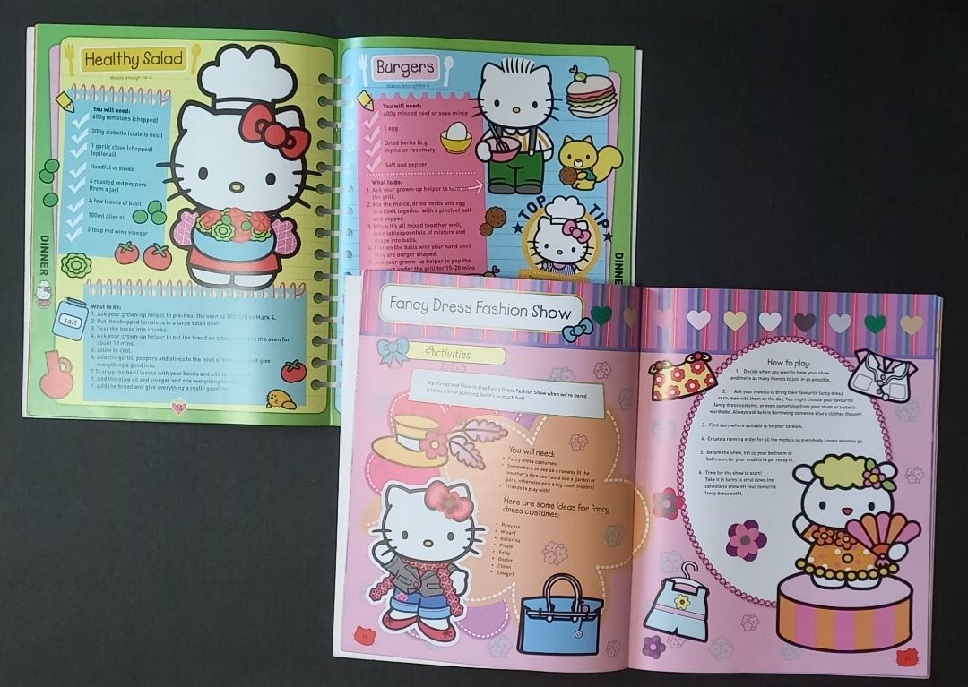 Hello Kitty Fabulous Activity Books (Set of 4), Hobbies & Toys, Books ...