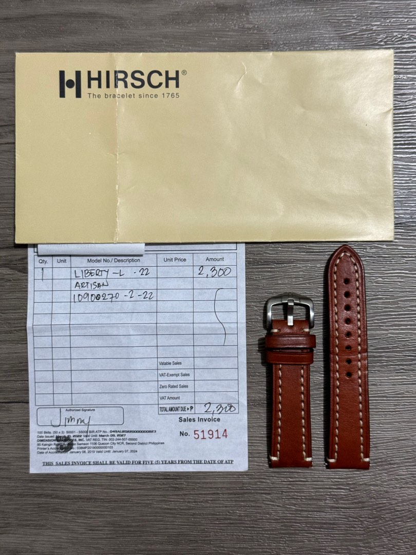 Hirsch watch strap Liberty Artisan 22mm, Men's Fashion, Watches ...