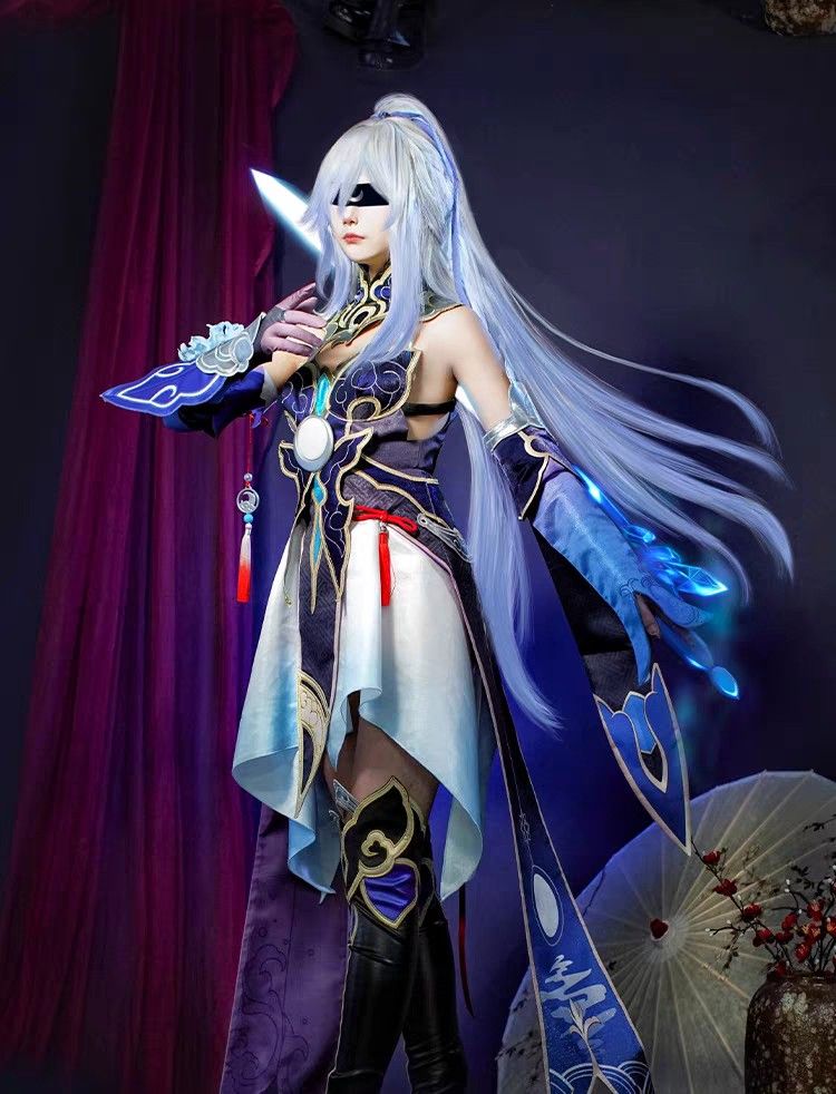 HSR Jing Liu Cosplay set (Wig+Costume+Shoes), Hobbies & Toys ...
