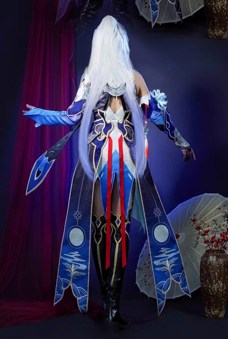 HSR Jing Liu Cosplay set (Wig+Costume+Shoes), Hobbies & Toys ...
