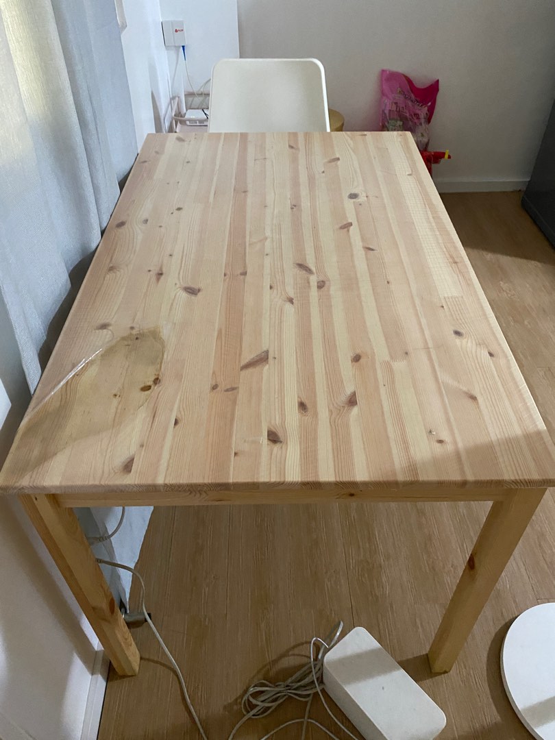 Ikea Ingo Pine Table, Furniture & Home Living, Furniture, Tables & Sets ...