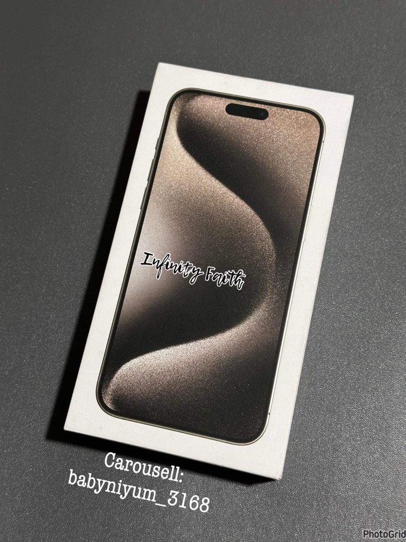 IPHONE 15 PRO MAX NATURAL TITANIUM 256 GB FACTORY UNLOCKED HK VARIANT ...