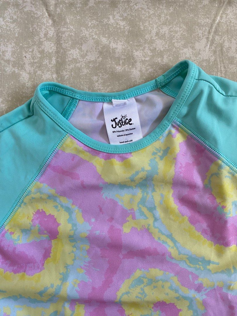 JUSTICE Rash-Guard, Babies & Kids, Babies & Kids Fashion on Carousell