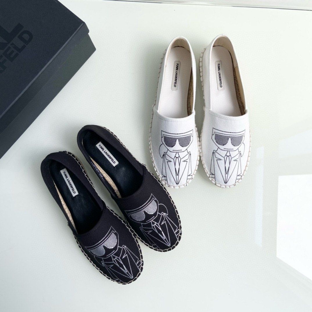 Karl Lagerfeld fishermen shoe, Women's Fashion, Footwear, Flats on ...