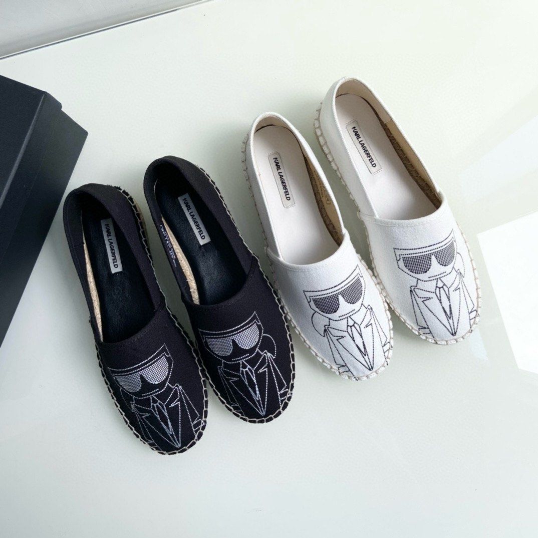 Karl Lagerfeld fishermen shoe, Women's Fashion, Footwear, Flats on ...