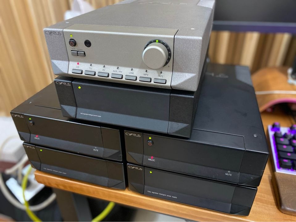 Cyrus "KING of UK Separates HIFI" PRE XVS Preamplifier w/ PSX-R2 Power ...