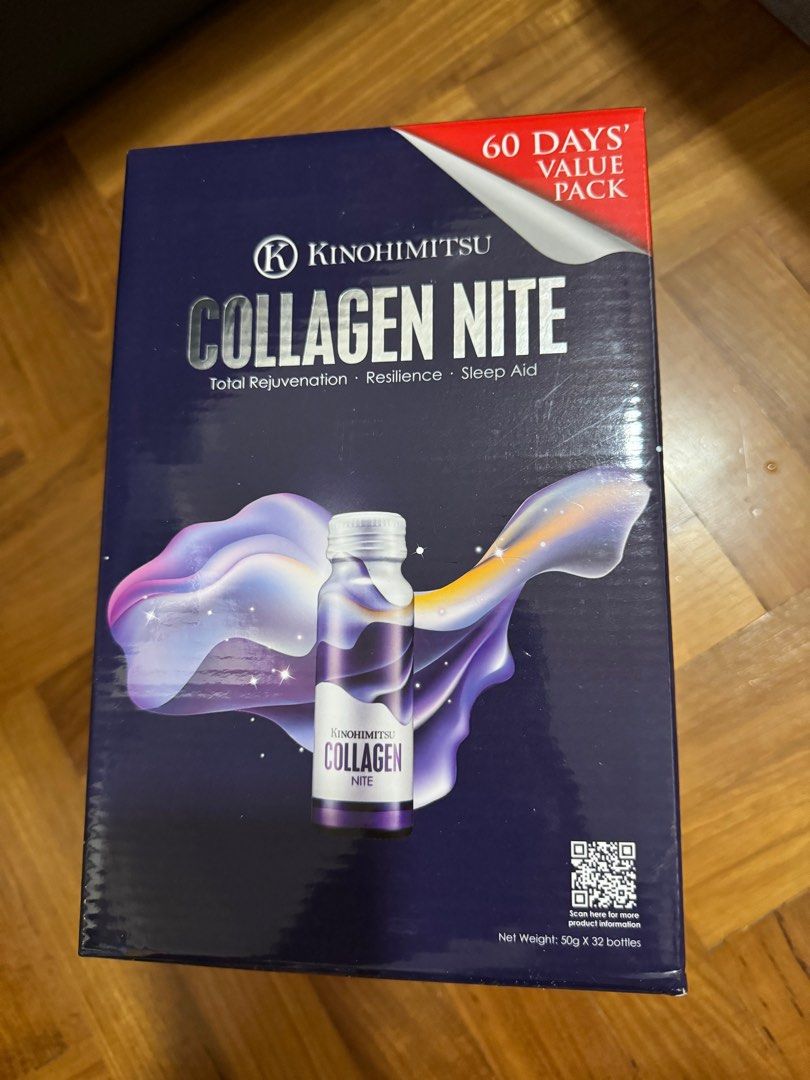 Kinohimitsu Collagen Nite, Health & Nutrition, Health Supplements ...