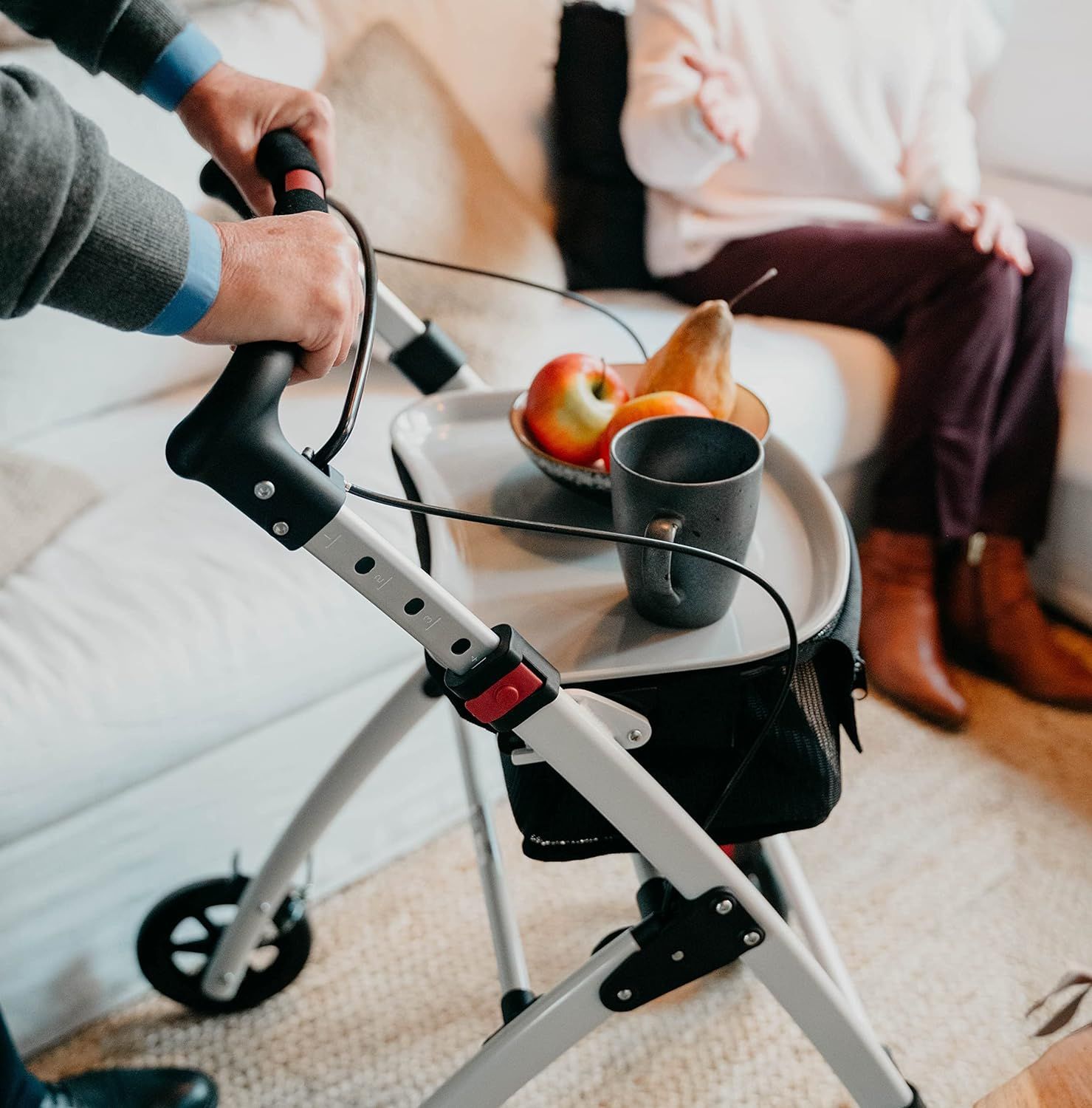 KMINA PRO - Rollator Walker Lightweight, Rollator Walkers for Seniors ...