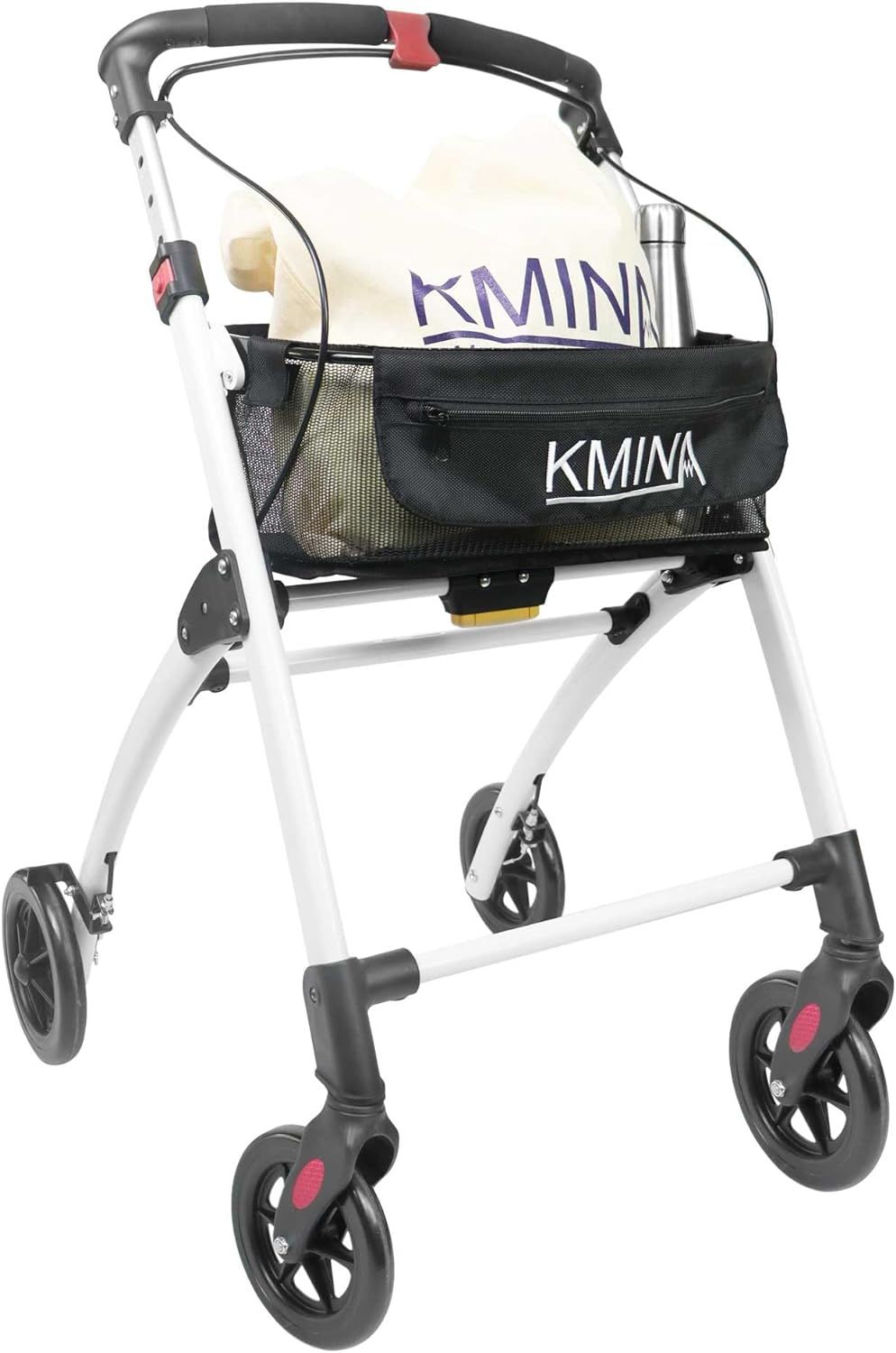 KMINA PRO - Rollator Walker Lightweight, Rollator Walkers for Seniors ...