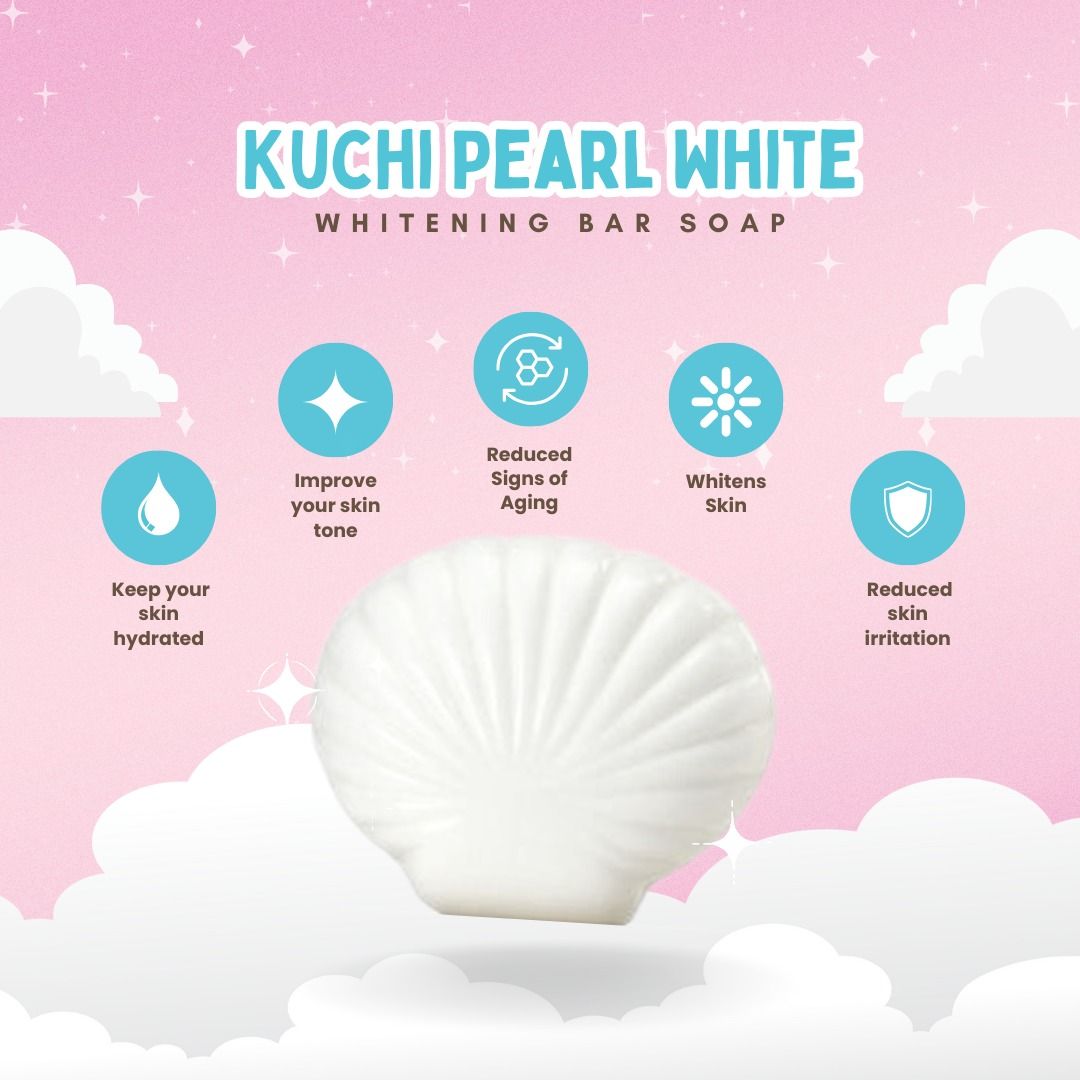 Kuchi Pearl White - Whitening Soap with Kojic Acid - RESELLER PACKAGE ...