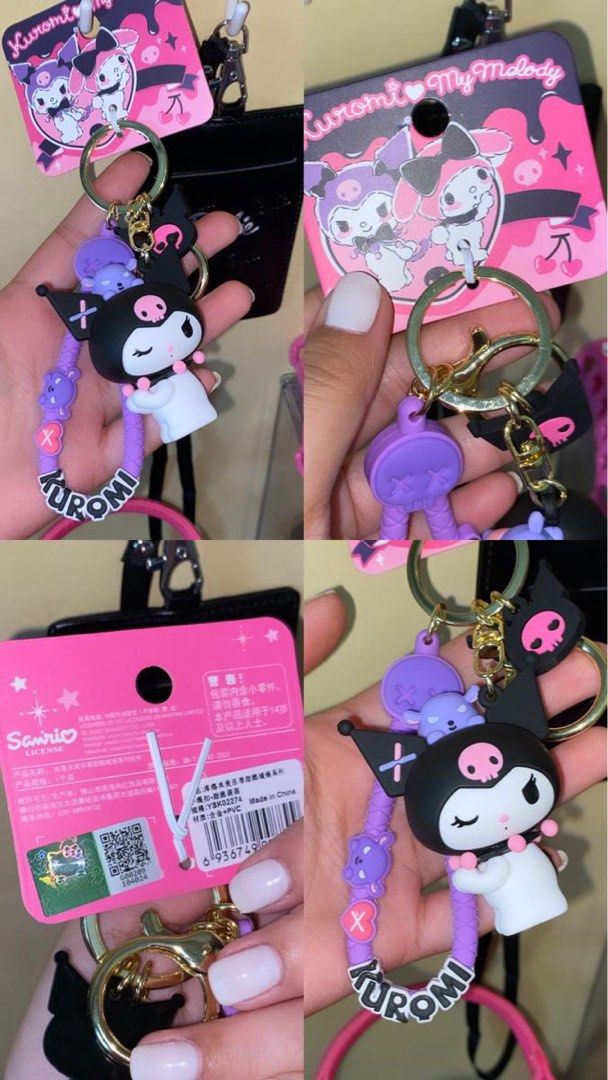 Kuromi Keychains - Official Sanrio License, Hobbies & Toys, Toys ...