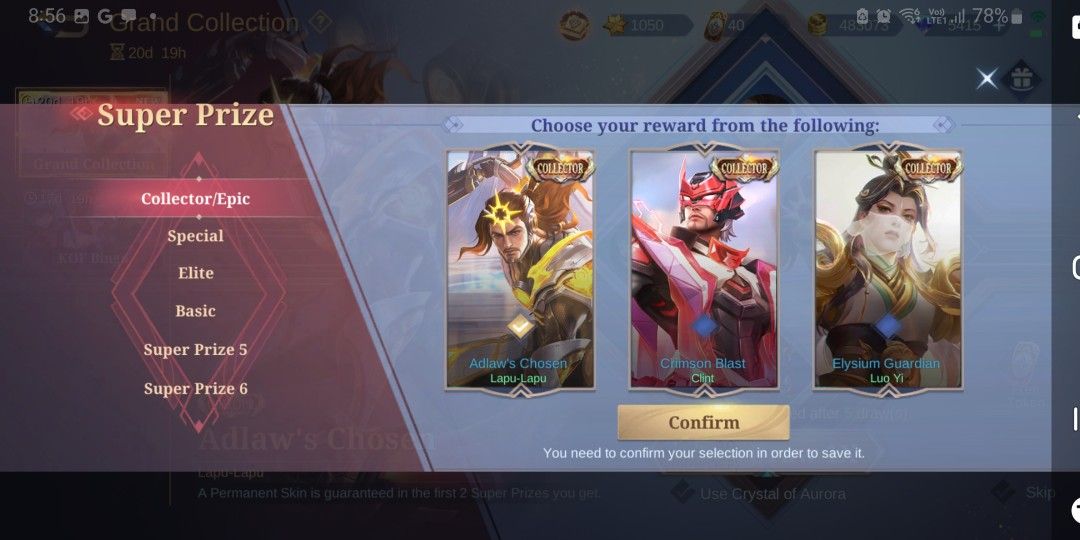 Lapu Lapu Collector Skin | Clint Collector Skin | Luo Yi Collector Skin | CHEAPEST & INSTANT ...