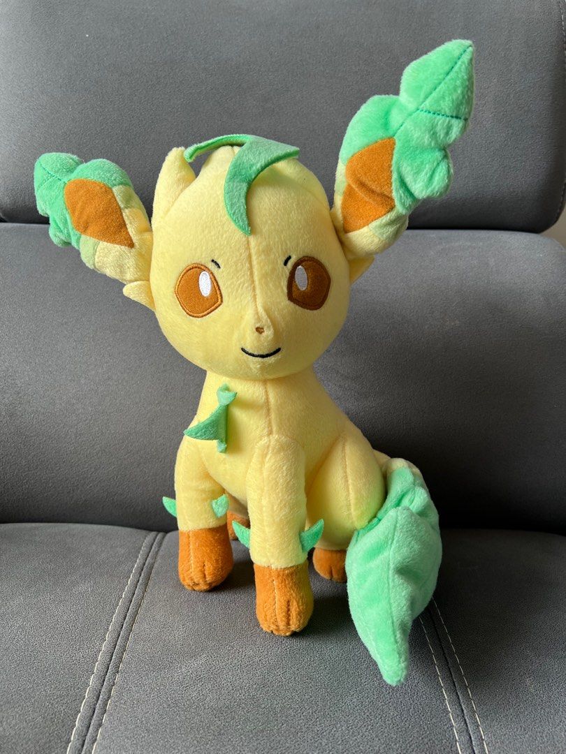 Leafeon Pokemon Plush, Hobbies & Toys, Toys & Games on Carousell