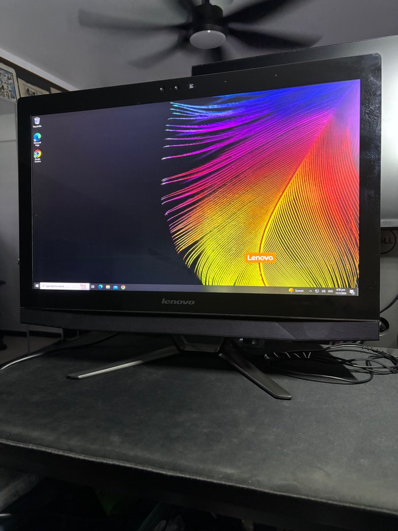 LENOVO AiO All-in-One 24" inch FHD Desktop Computer PC Processor intel ...