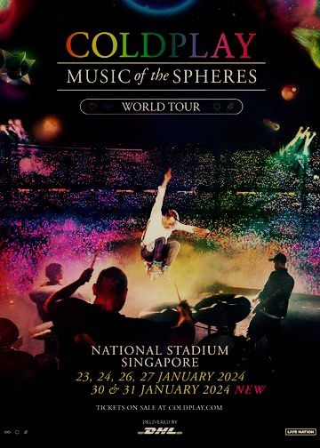 LF Coldplay 31st Standing Tickets, Tickets & Vouchers, Event Tickets on ...