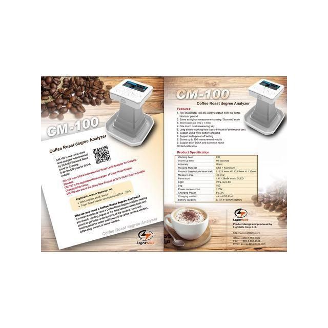 Lighttells CM-100 Coffee Bean Roast Analyzer Argon, Food & Drinks ...