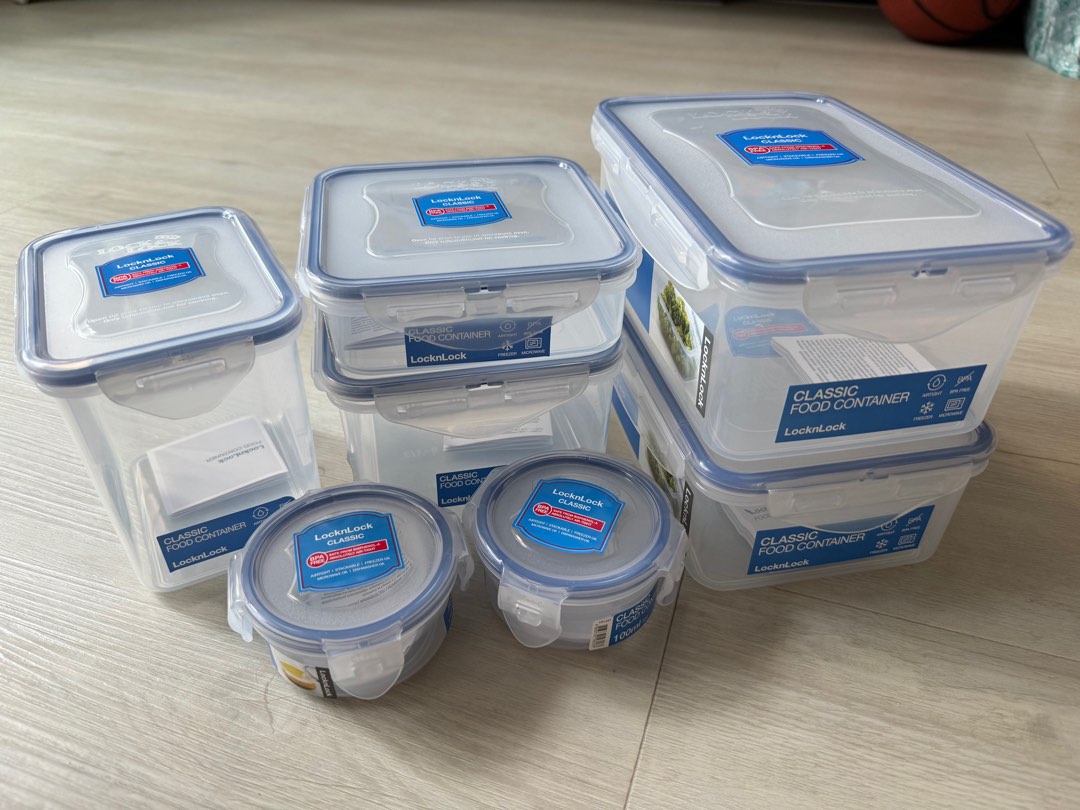 LocknLock Classic container ( 7 pieces), Furniture & Home Living ...