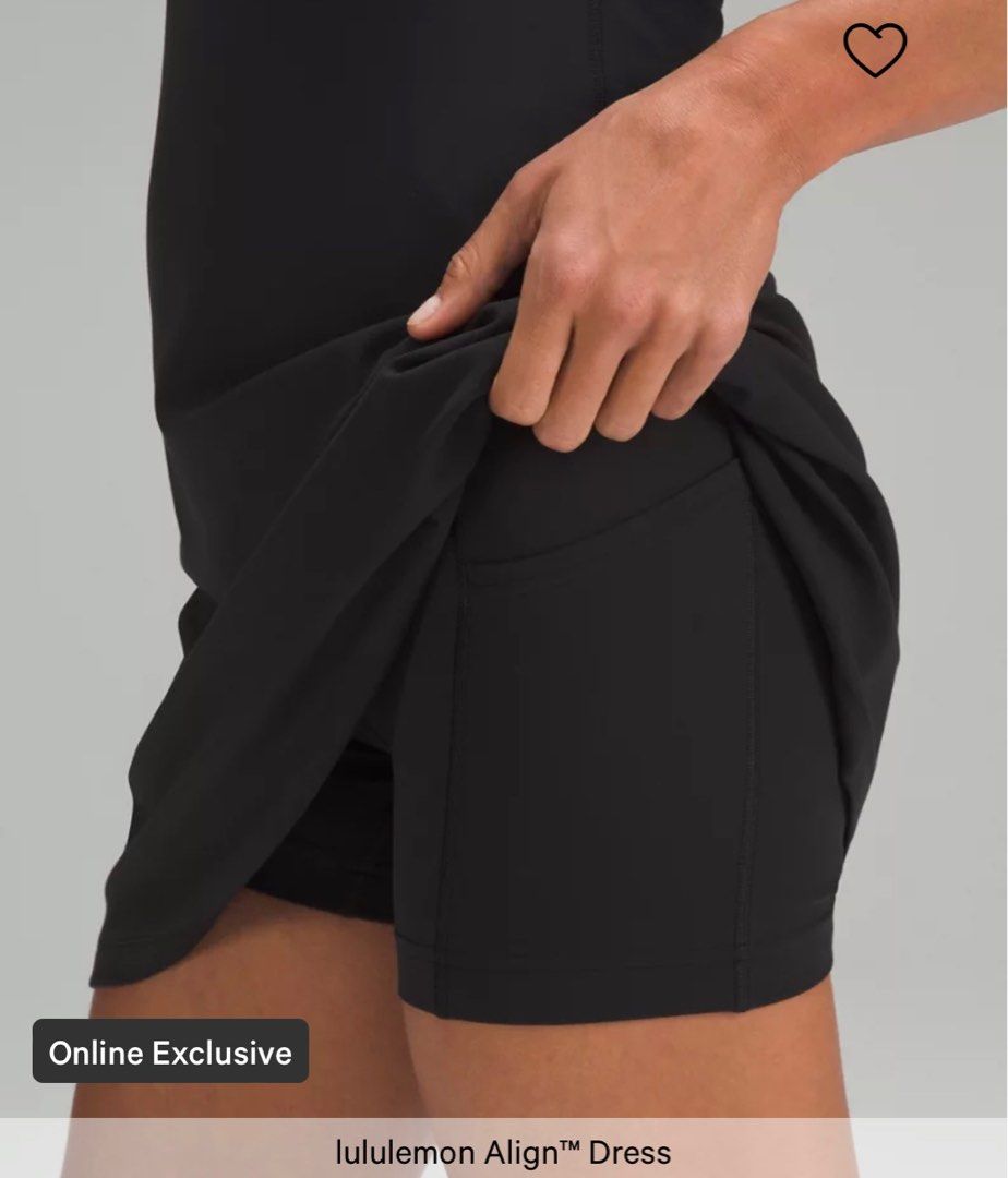 Lululemon align dress in black, Women's Fashion, Activewear on Carousell