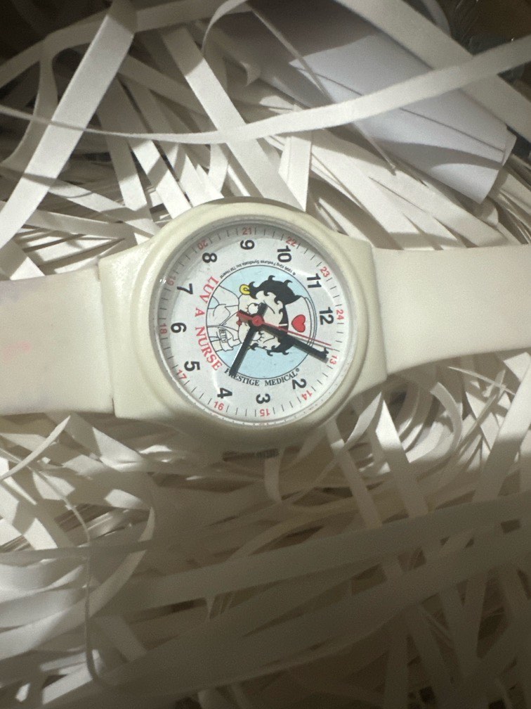 Luv a nurse watch Betty boo US!, Women's Fashion, Watches & Accessories ...