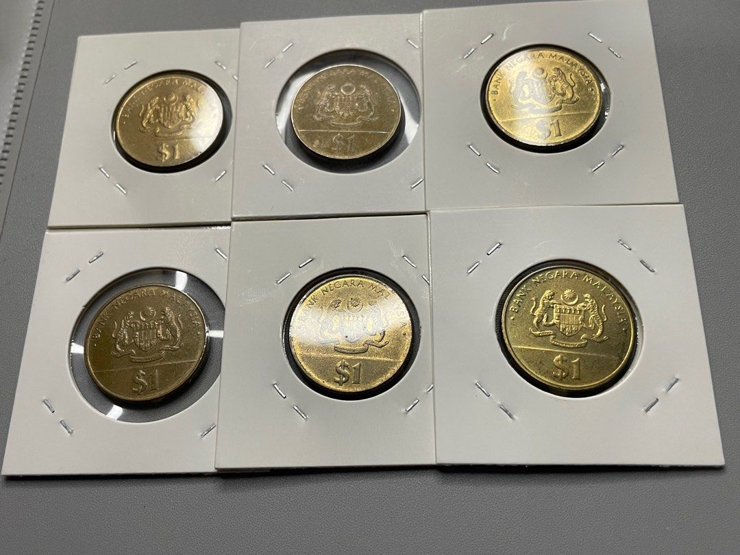 Malaysia RM1 1987 30 tahun merdeka Commemorative Coin duit lama ...