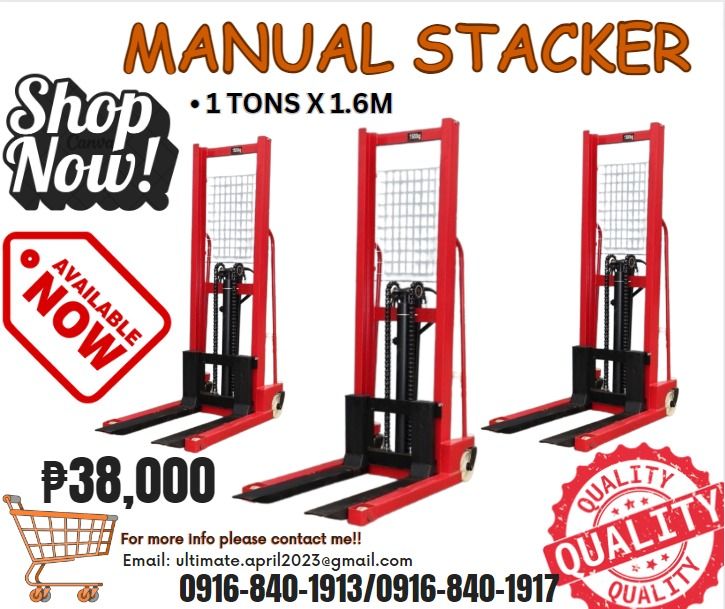 manual stacker 1T , 1.6M - Available now!, Commercial & Industrial ...