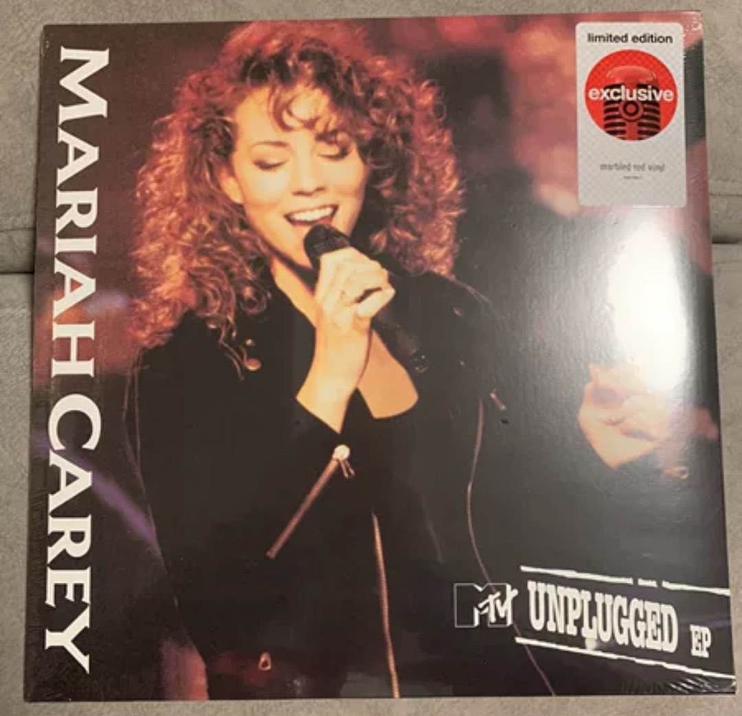 Mariah Carey mtv unplugged Target exclusive Red Mable colored, Hobbies ...