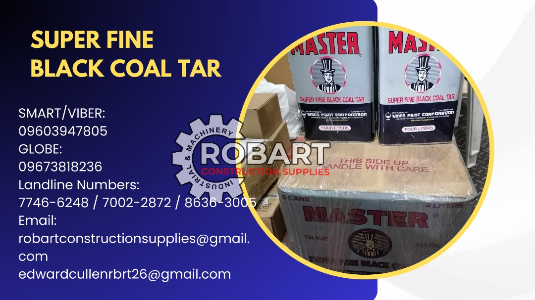 Master super fine black coal tar, Commercial & Industrial, Construction ...