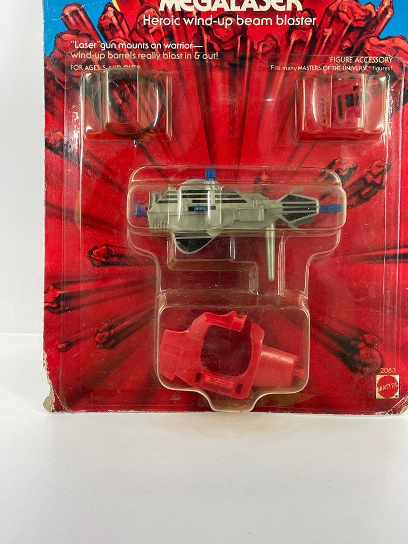 Masters Of The Universe Megalaser Wind Up Beam Blaster Vintage 1985 ...