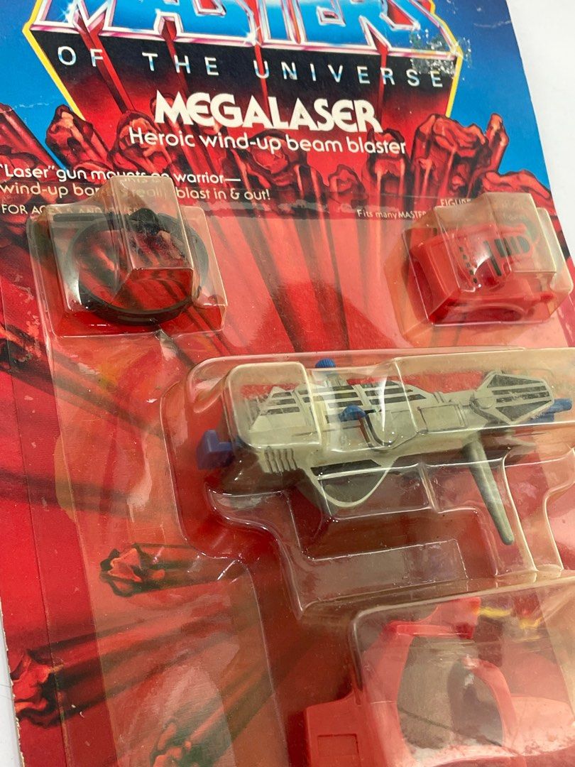 Masters Of The Universe Megalaser Wind Up Beam Blaster Vintage 1985 ...