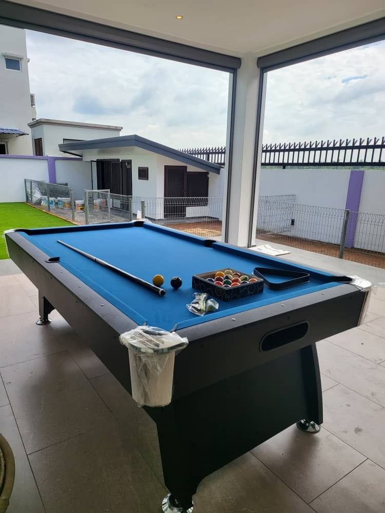 MDF American Pool Table 【7ft x 4ft】, Sports Equipment, Sports & Games ...