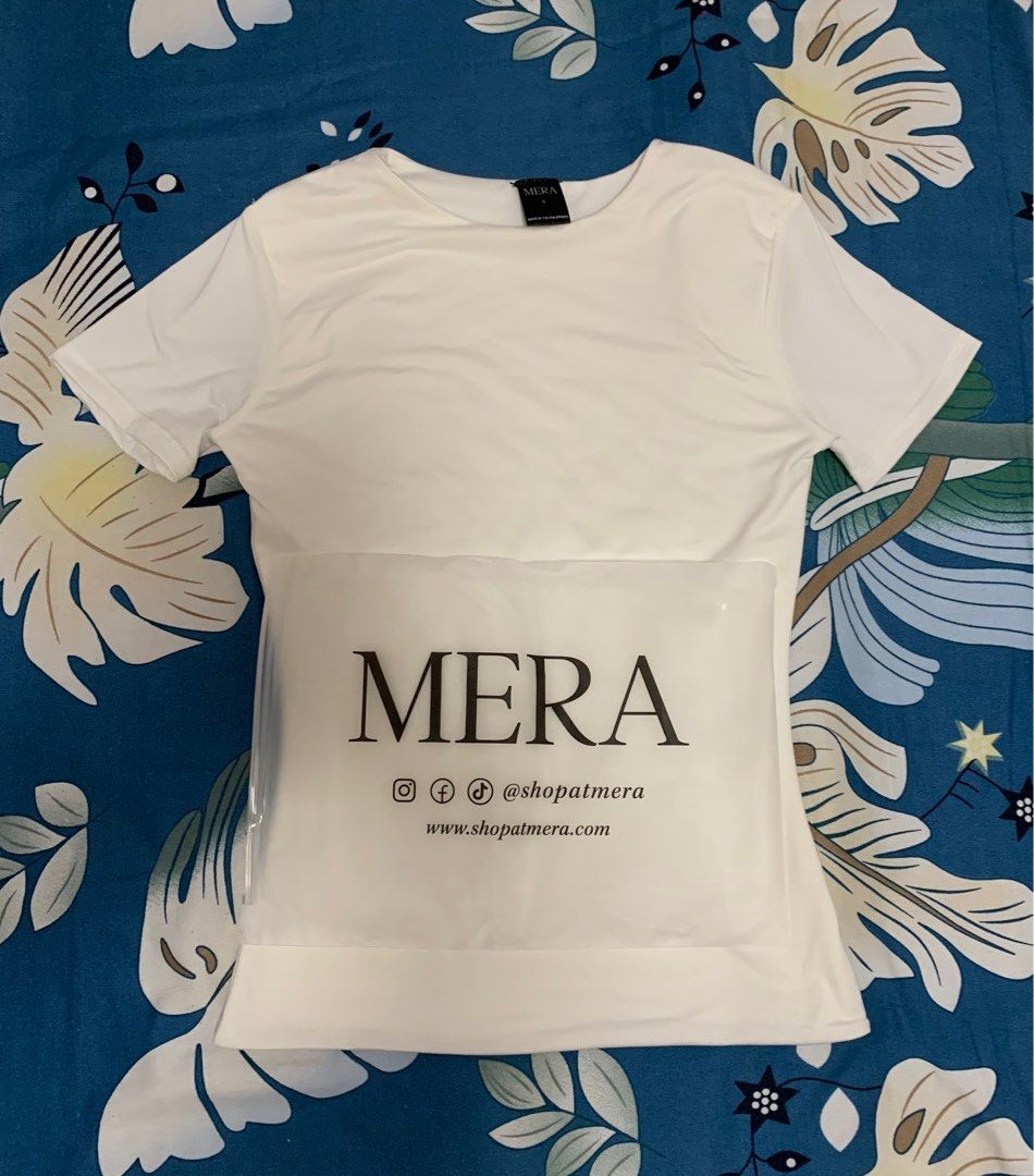 MERA Renata Top in White, Women's Fashion, Tops, Shirts on Carousell