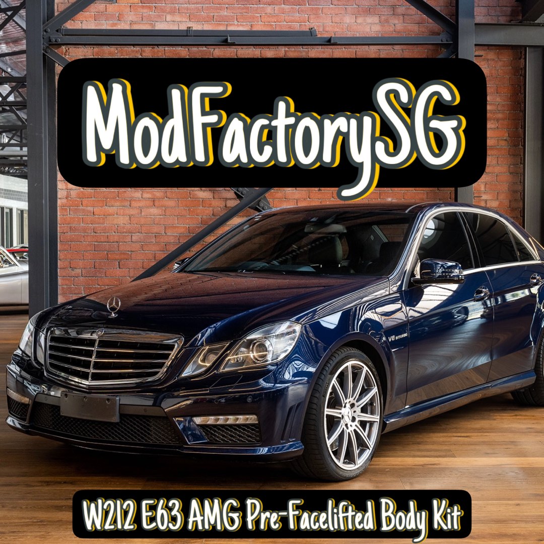 Mercedes E Class W212 E63 Sedan AMG Conversion Bodykit Package for E Class E200 E250 E220 E300 ...