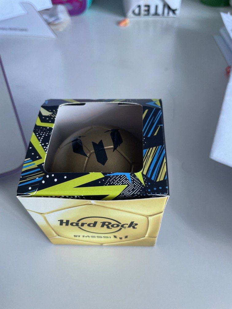 Messi Hard Rock stress ball, Hobbies & Toys, Memorabilia & Collectibles ...