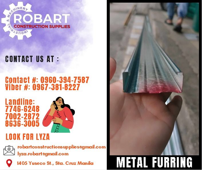 Metal Furring, Commercial & Industrial, Construction Tools & Equipment ...